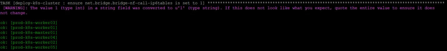 [WARNING]: The value 1 (type int) in a string field was converted to u ...