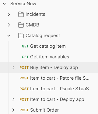 ServiceNow catalog request with Postman – {{ vExpose }}.Blog
