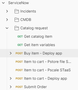 ServiceNow catalog request with Postman – {{ vExpose }}.Blog